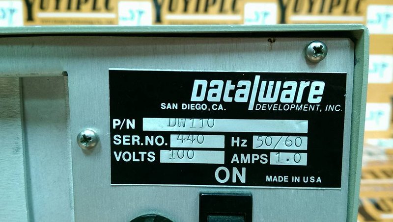 DATA/WARE DEVELOPMENT INC. DW110 - 裕益科技自動化設備可程式編碼器PLC分散式控制系統DCS